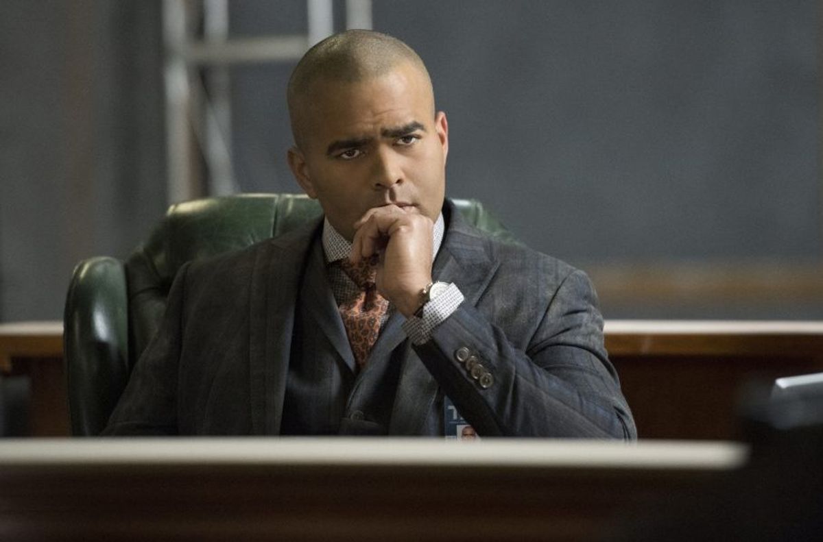 The Late Show: Christopher Jackson Gives A Taste Of Bull: The Musical ...