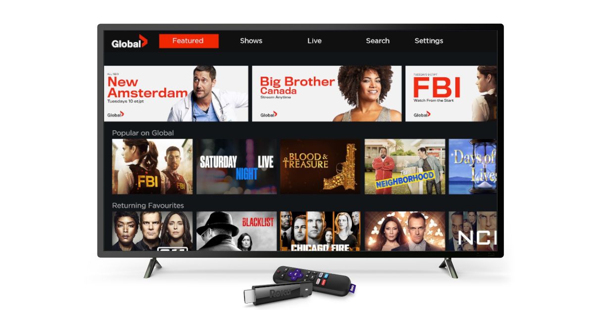 Global TV App Now Available On Roku! - globaltv