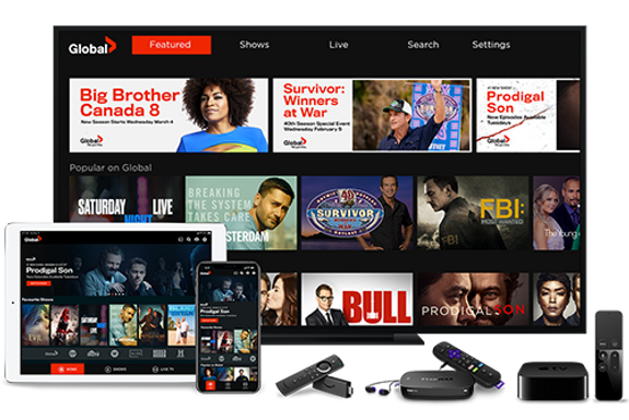 Activate | Global TV, Global Go App on OTT devices