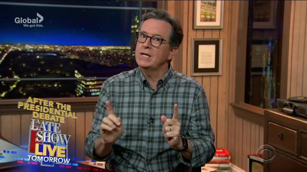 The Late Show Returns Live for Final Presidential Debate - globaltv