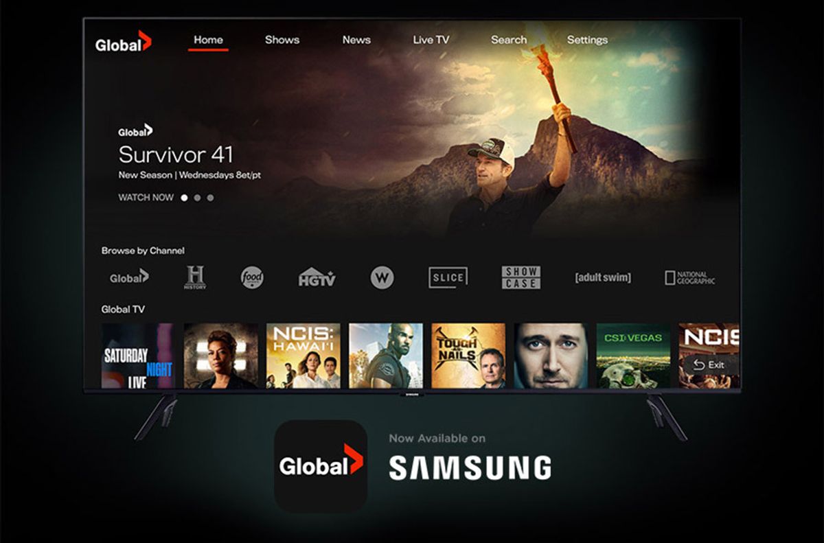 Global TV App Now Available on Samsung Smart TVs! - globaltv